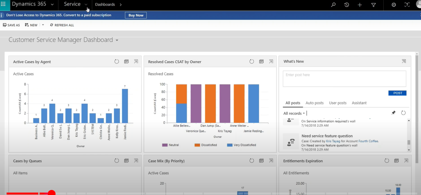Dynamics 365 Ticketing System in D365 Customer Service